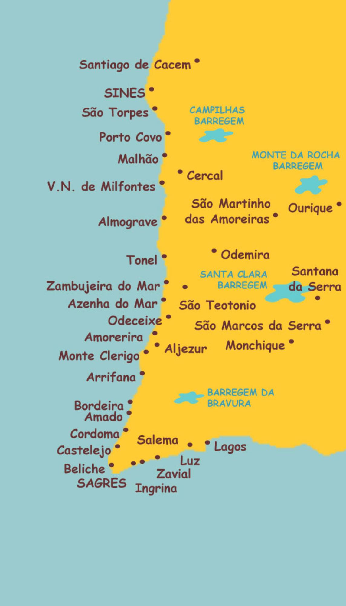 Portogallo spiagge mappa - Cartina del Portogallo spiagge (Europa del ... Portogallo spiagge mappa - Cartina del Portogallo spiagge (Europa del ...